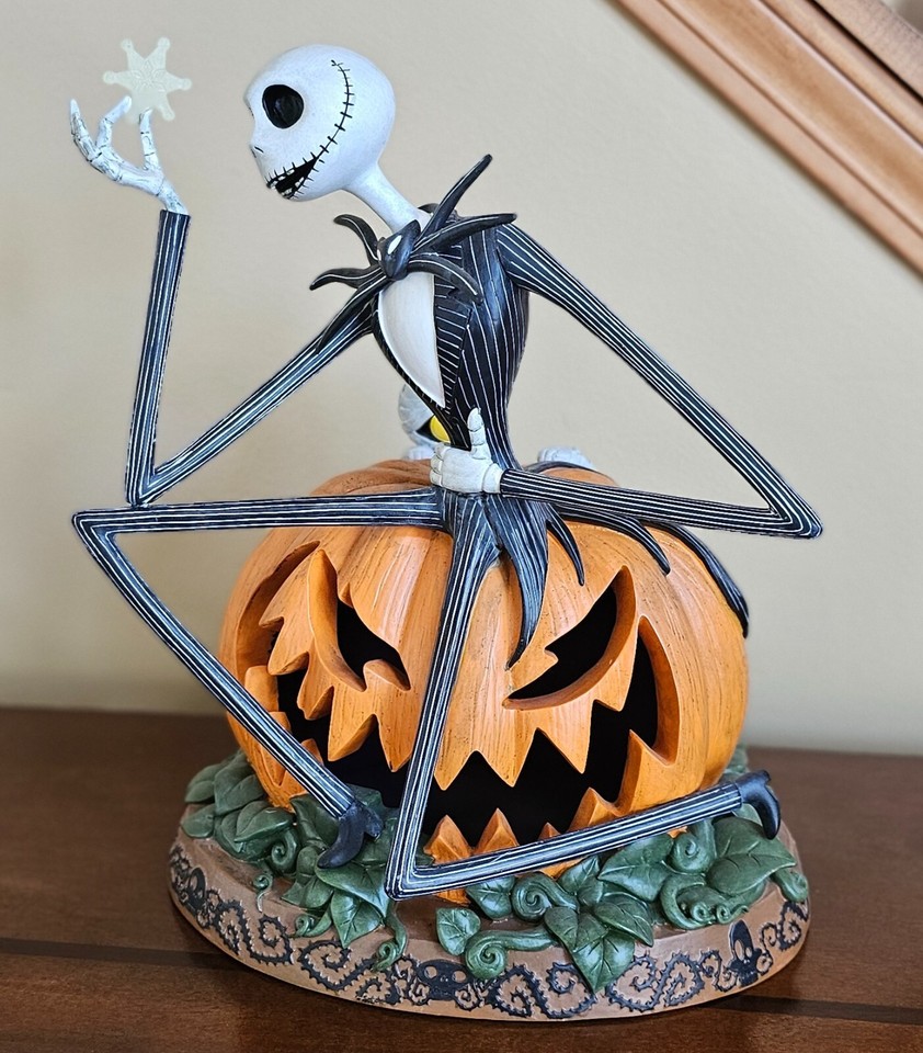 Disney Nightmare Before Christmas Jack Skellington Pumpkin Medium Big Figure | eBay