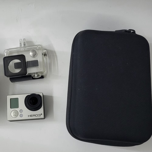 GoPro HERO 3+ Plus Action Camcorder Camera Silver With Clear Case ...