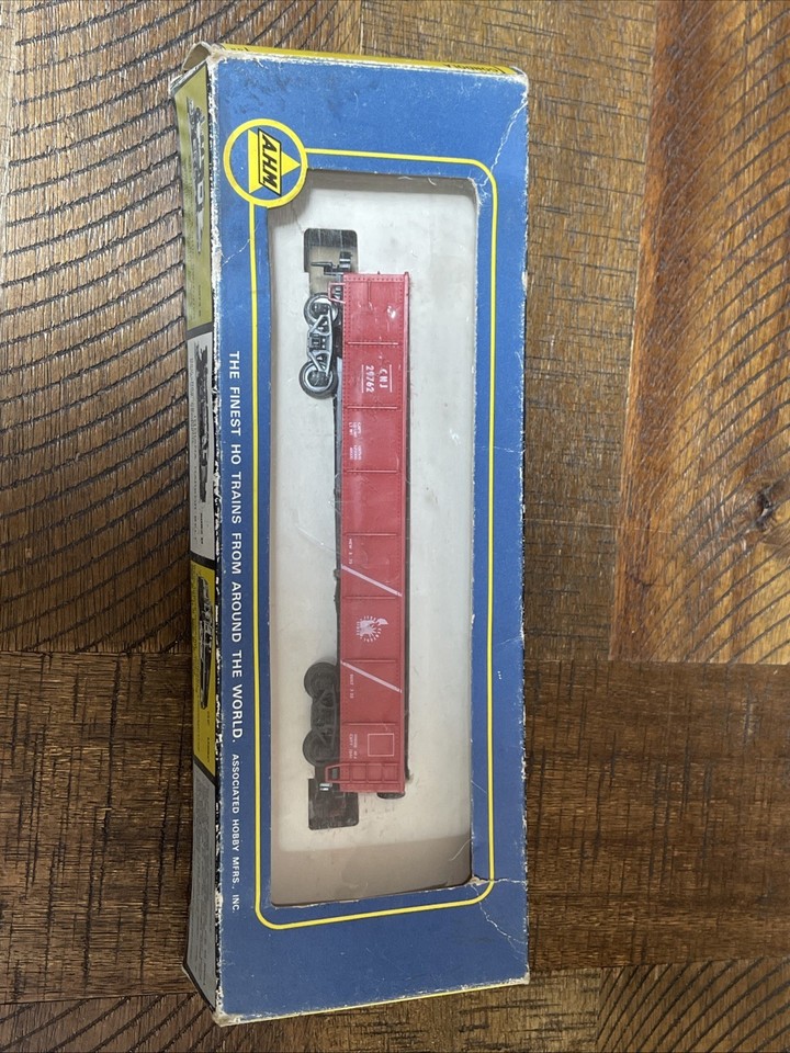 Lot 7 AHM Model Train Cars HO Scale Caboose Hopper Gondola Helium Ore ...