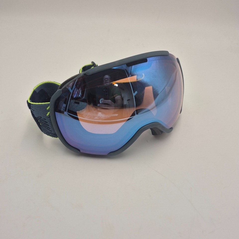 SCOTT Faze II Goggles M/L AMP Enhancer Blue Chrome Lens Ultralime/Storm ...