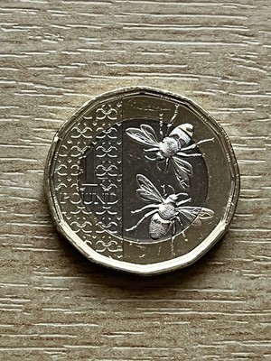 2023 One Pound King Charles £1 Coin BEES - NO PRIVY from a sealed bag ...