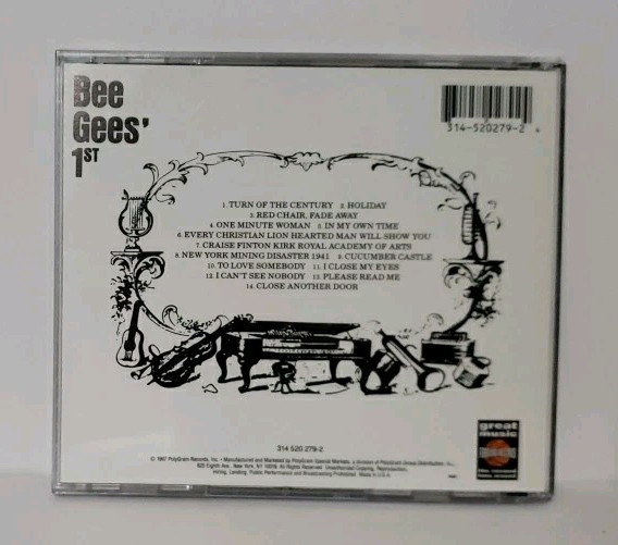THE BEE GEES FIRST CD POLYGRAM RECORDS **Excellent Condition ...