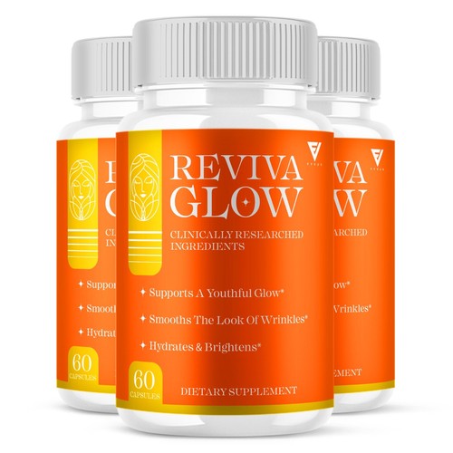 (3 Pack) Reviva Glow Capsules, Reviva Glow Skincare Supplement (180 ...