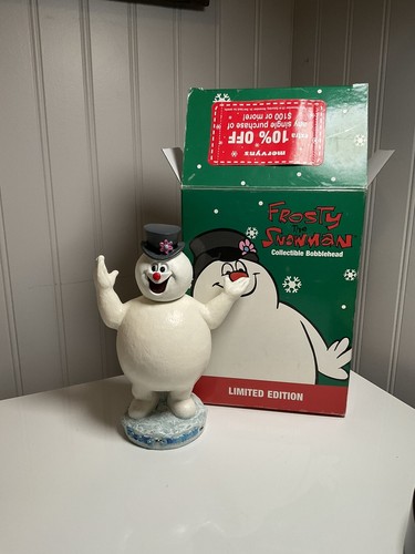 Mervyns 2001 Frosty The Snowman Bobble Head Limited Edition Collectible ...