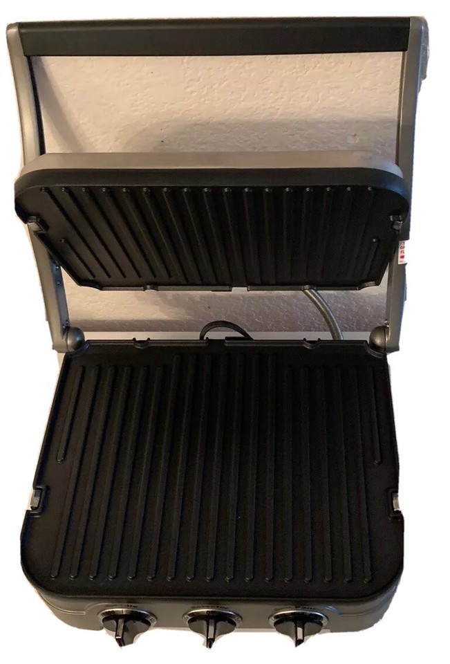 Cuisinart GR-4N 5-in-1 Grill Griddler Panini Maker w/ Waffle Plate ...