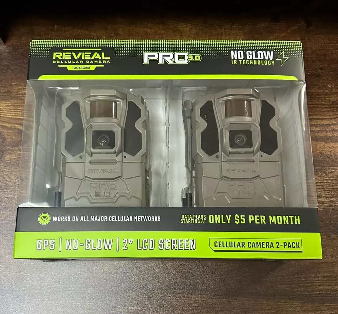 Tactacam REVEAL PRO 3.0 Cellular Trail Camera No Glow 2-Pack | eBay