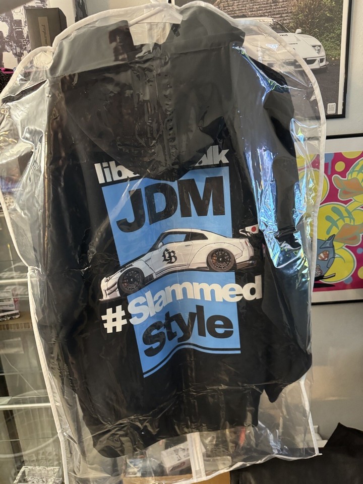 Limited Release Liberty Walk Hoodie Black GTR 35 XL Size | eBay