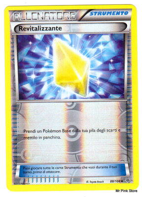 REVITALIZZANTE 88/108 Holo Reverse Revive Item POKEMON XY FURIE VOLANTI ...