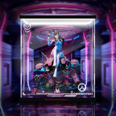 MKE Studio1/4 Mecha Girl DVA Overwatch Statue Figure Acrylic Display ...