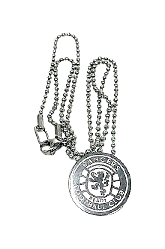 RANGERS FC STAINLESS READY CREST PENDANT & CHAIN NECKLACE RFC GIFT BOX ...