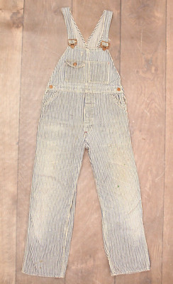 Vtg Boy's 40s 50s Hickory Striped Overalls 1940s 1950s Women's Strong ...