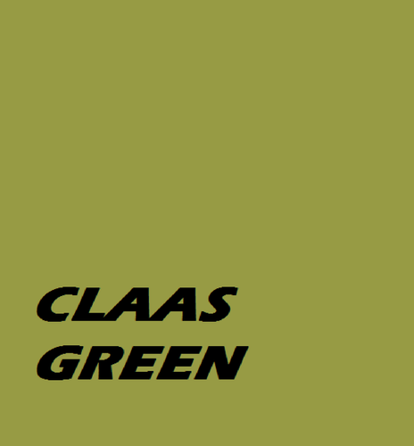 CLAAS GREEN PAINT Machinery Tractor 1ltr of Enamel Paint Brush or Spray ...