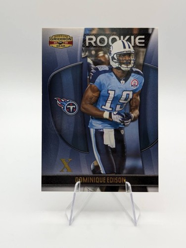 2009 Donruss Gridiron Gear - Rookie Dominique Edison #141 Gold Xs /100 ...