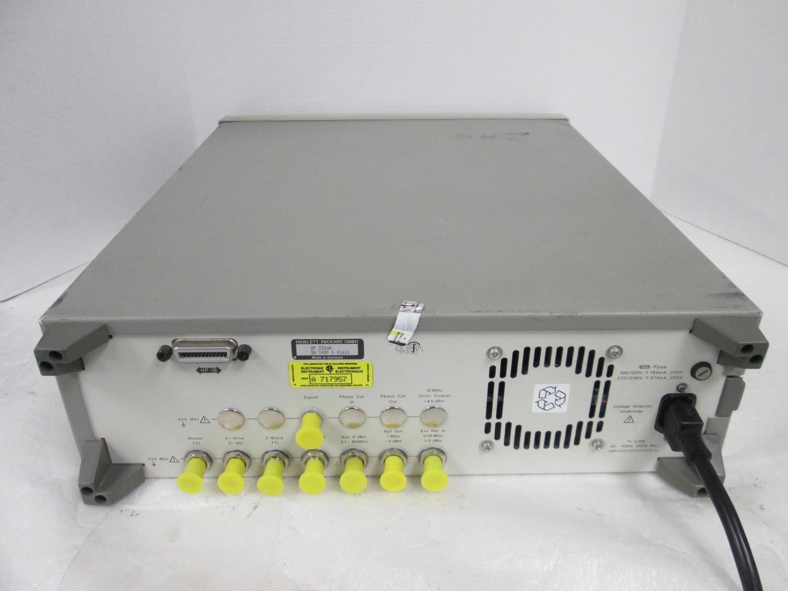 HP 3324A Synthesized Function Sweep Generator 21 MHz for sale online | eBay