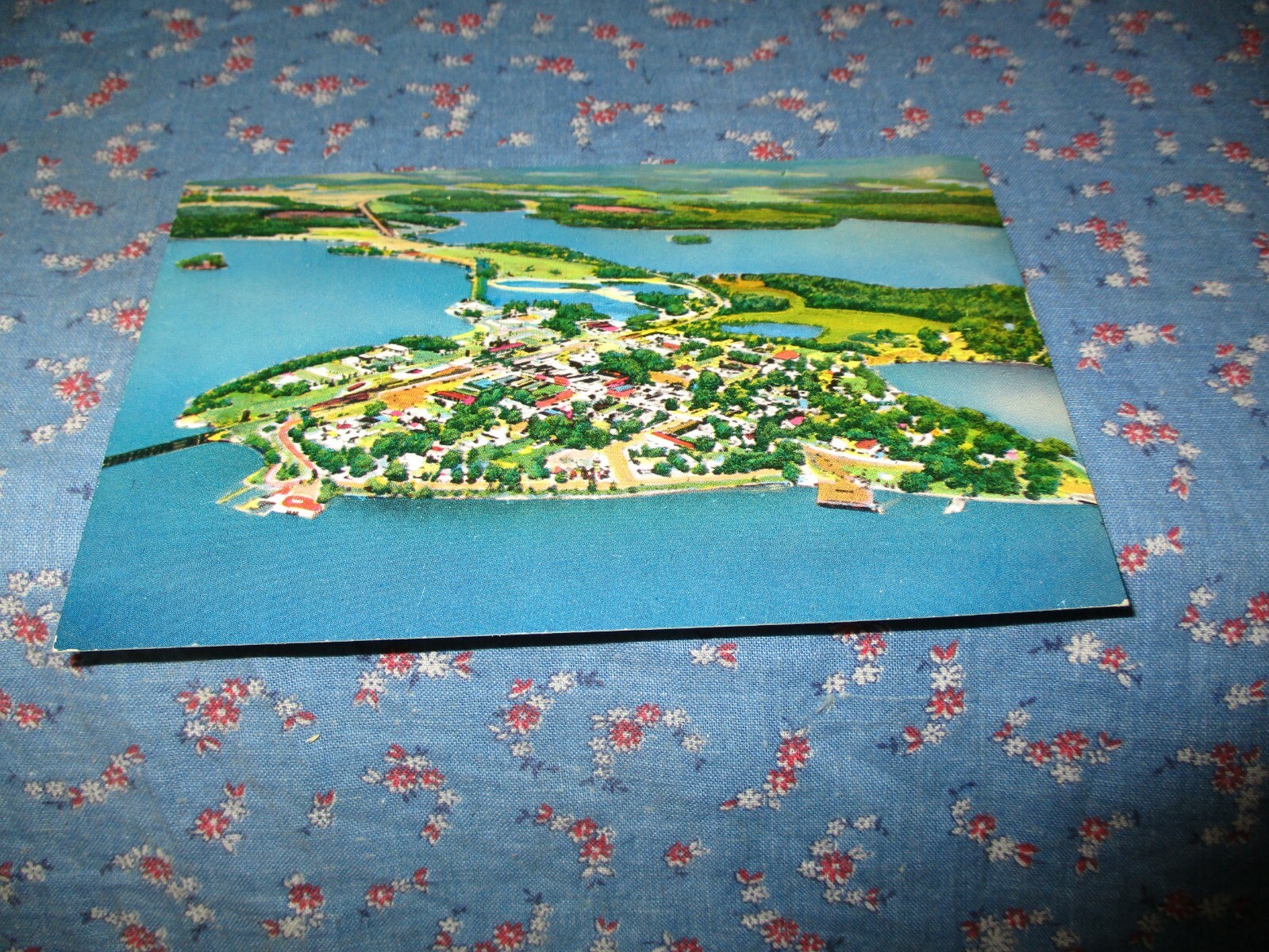 Old Postcard Minocqua The Island City Heart of the Famous Wis Resort ...