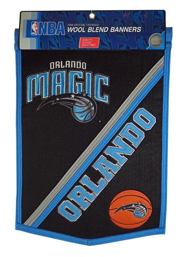 Orlando Magic NBA Basketball Embroidered Wool Traditions 12x18 Mini ...