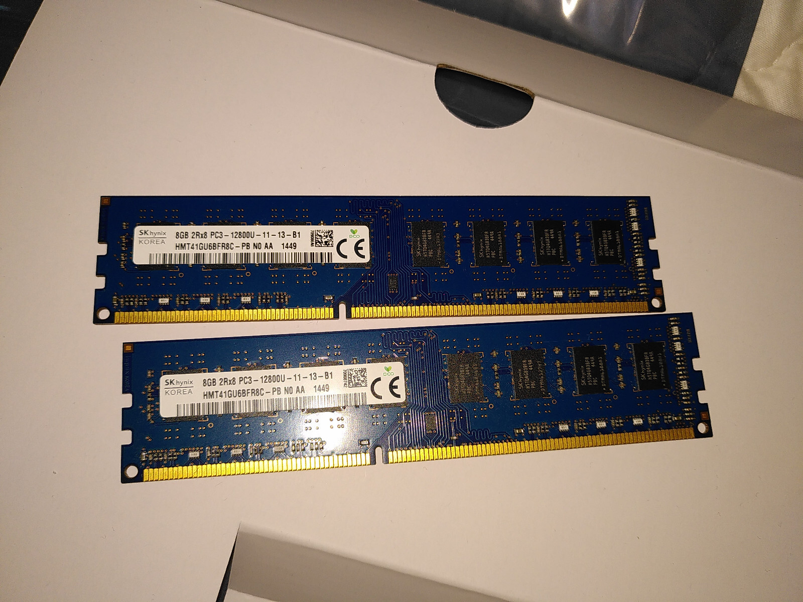 SK HYNIX HMT41GU6BFR8C-PB - 16 GB (2X8 GB) - PC3-12800U - DDR3 RAM ...