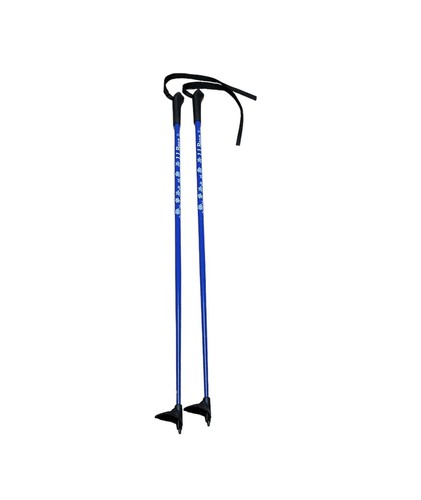 LL Bean Blue Winter Nordic Alloy Cross Country Ski Poles 5083 16 MM 39 ...