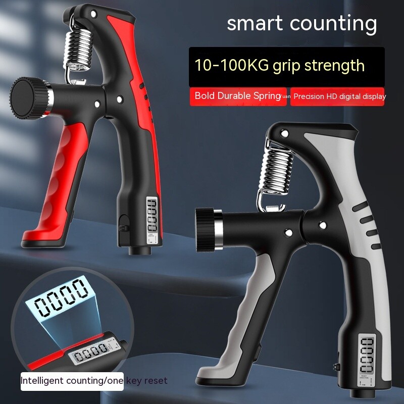 Electronic Counting Strengthen Forearms Fingers Hand Grip For Men's ...