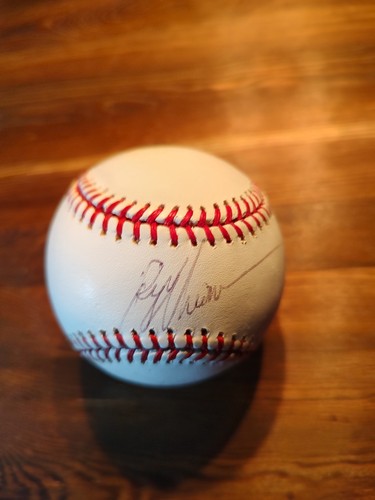 ryan newman kurt busch nascar signed autographed baseball jsa certified ...