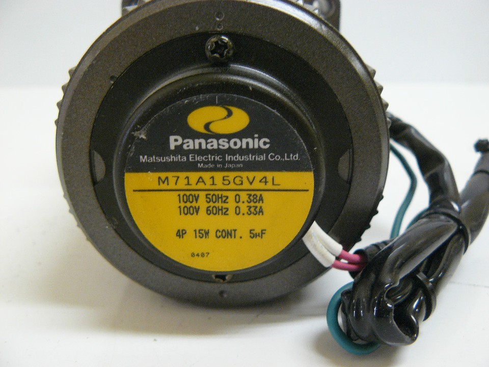 Panasonic M71A15GV4L stepper motor with M7GA15B gear head | eBay