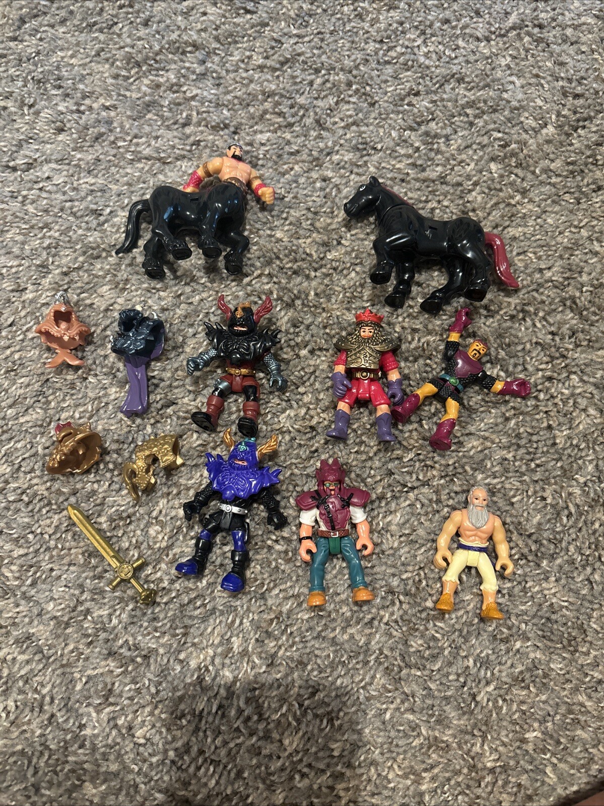 Fisher Price Imaginext 13 Piece LOT Horses/Knights | eBay