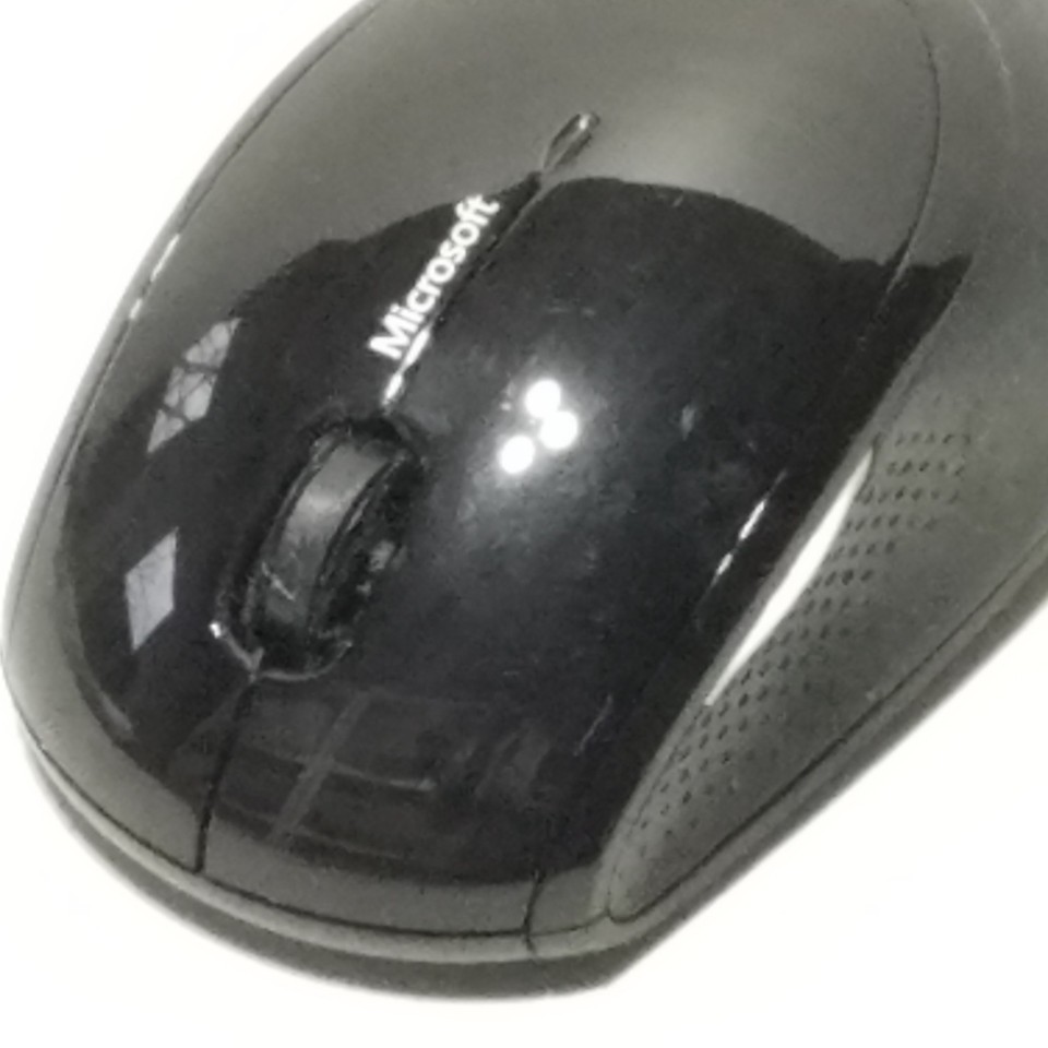 Microsoft 1387 Black Wireless 2.4GHz 5000 DPI 5-Button Scroll Wheel ...
