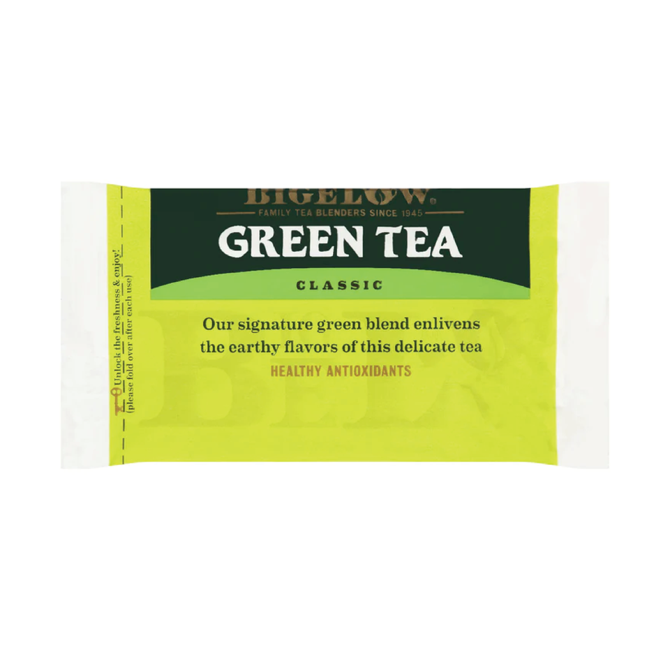 1x Box Bigelow Classic Natural Green Tea | 40 Tea Bags Per Box | 1.82oz ...