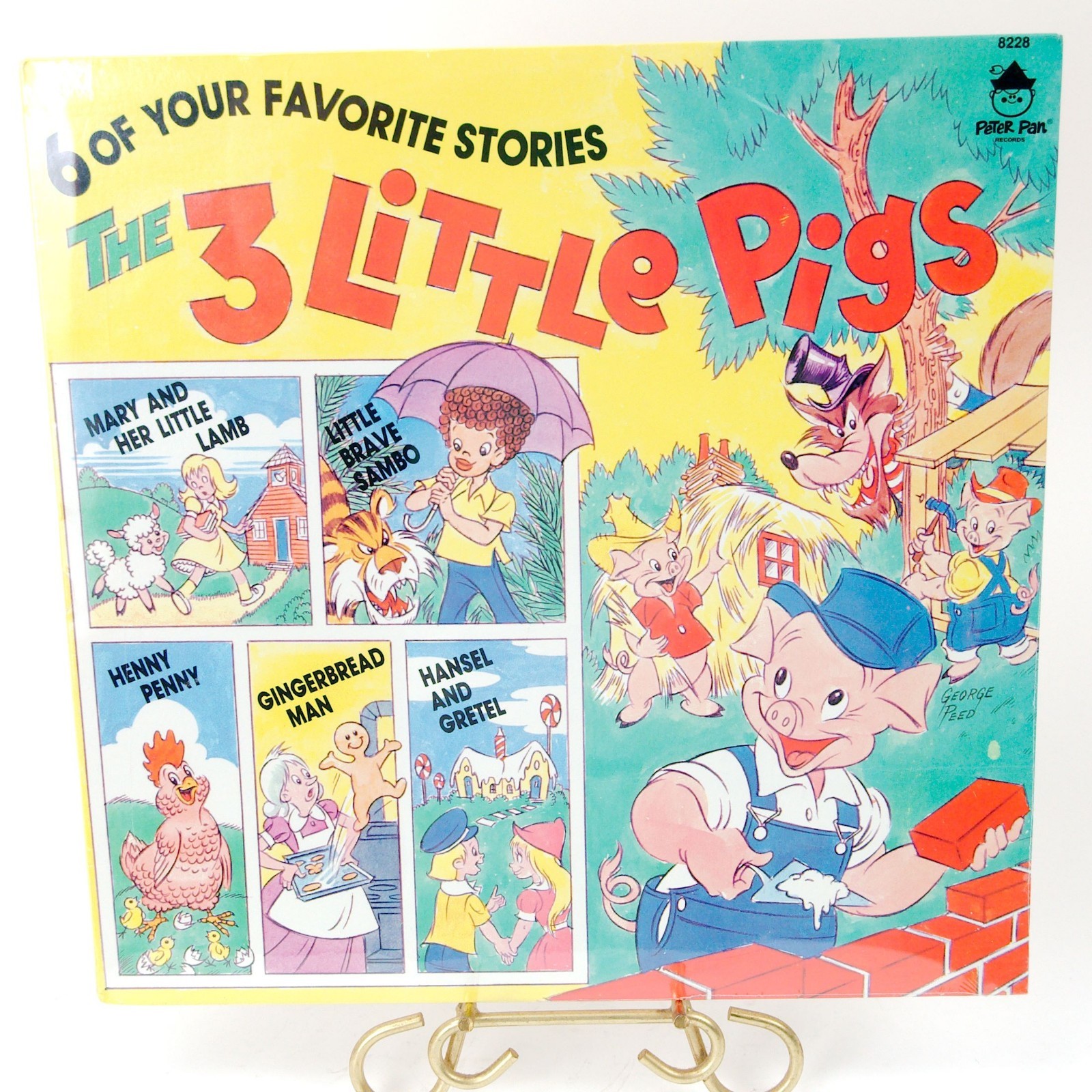 3 Little Pigs LP 6 Of Your Favorite Stories Peter Pan Records George ...