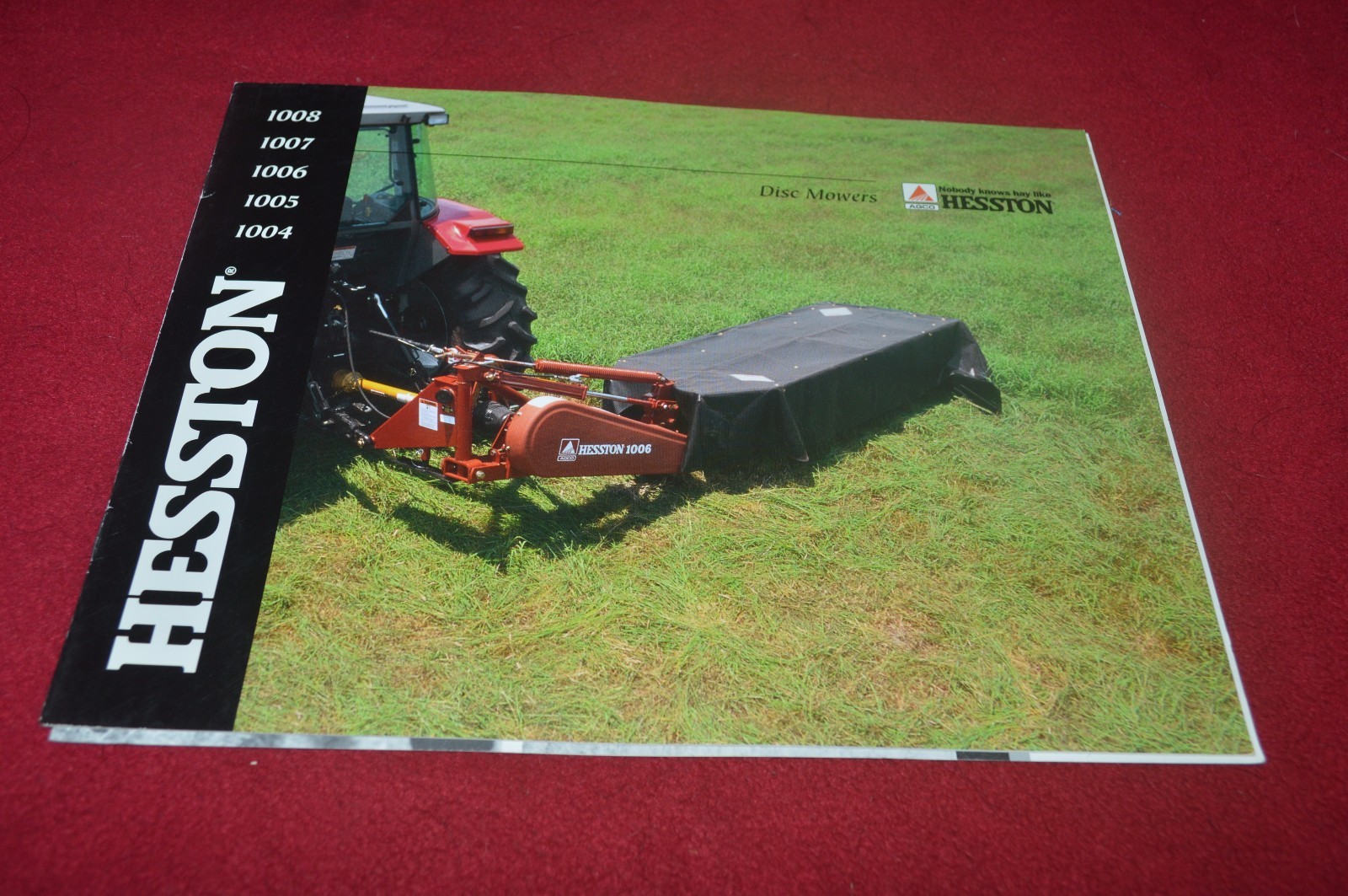 Hesston 1004 1005 1006 1007 1008 Disc Mower Dealer's Brochure YABE16 | eBay