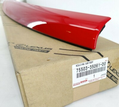 New OEM Toyota 75503-35061-D0 Upper Windshield Reveal Moulding Red 07 ...