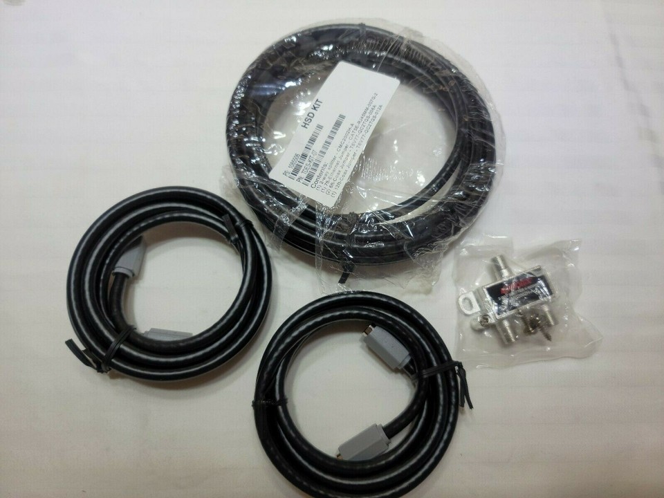 HSD Kit ( 7 ft Ethernet & 6 and 12 ft. Coax (jumpers) Cables plus a ...