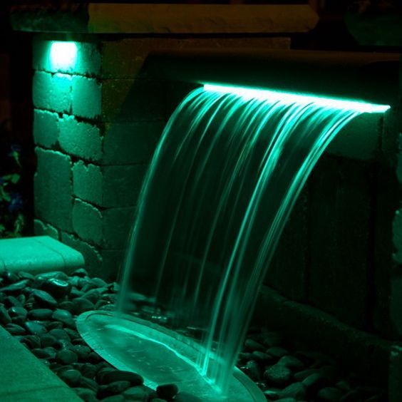 Atlantic CC24 Color Changing Colorfalls-24" waterfall spillway w/LED ...