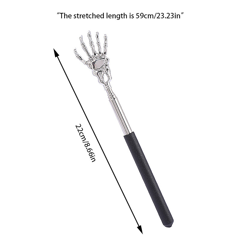 Stainless Steel Back Scratcher Telescopic Back Itch Scratcher For Old ...