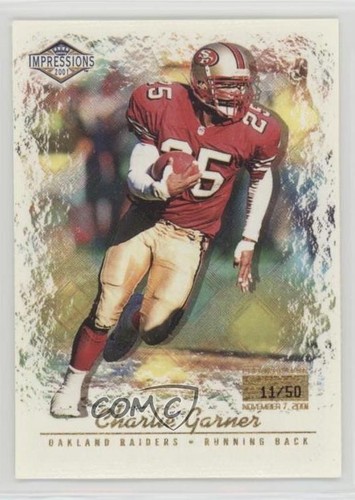 2001 Pacific Impressions Premiere Date /50 Charlie Garner #99 | eBay