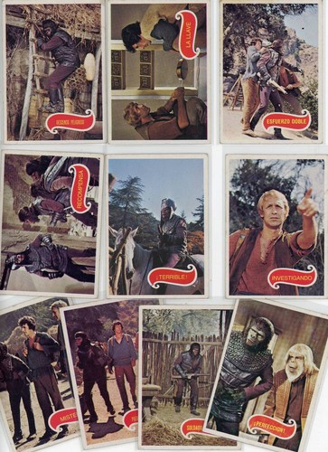 NobleSpirit (MB) 1967 MEXICAN Planet of The Apes 10-Card Lot | eBay