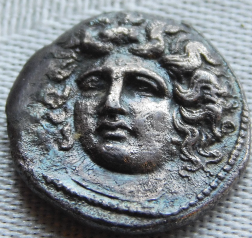VINTAGE 365-356 BC THESSALY LARISSA SILVER DRACHM DRACHMA GREEK COIN ...