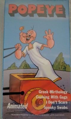 Popeye VHS Animated Cartoon Greek Mirthology Cooking with Gags I don't ...