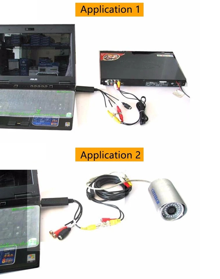 USB2.0 Video Capture VHS to DVD VCR PC Hard Disk Converter Digital ...