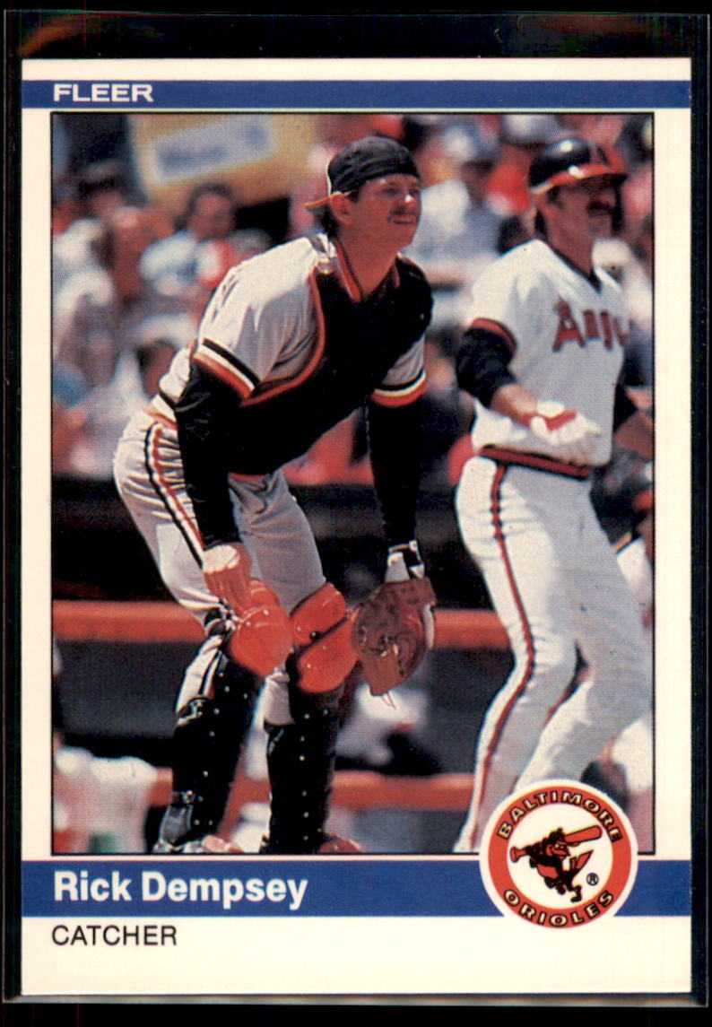 1984 Fleer Rick Dempsey #6 Baltimore Orioles | eBay
