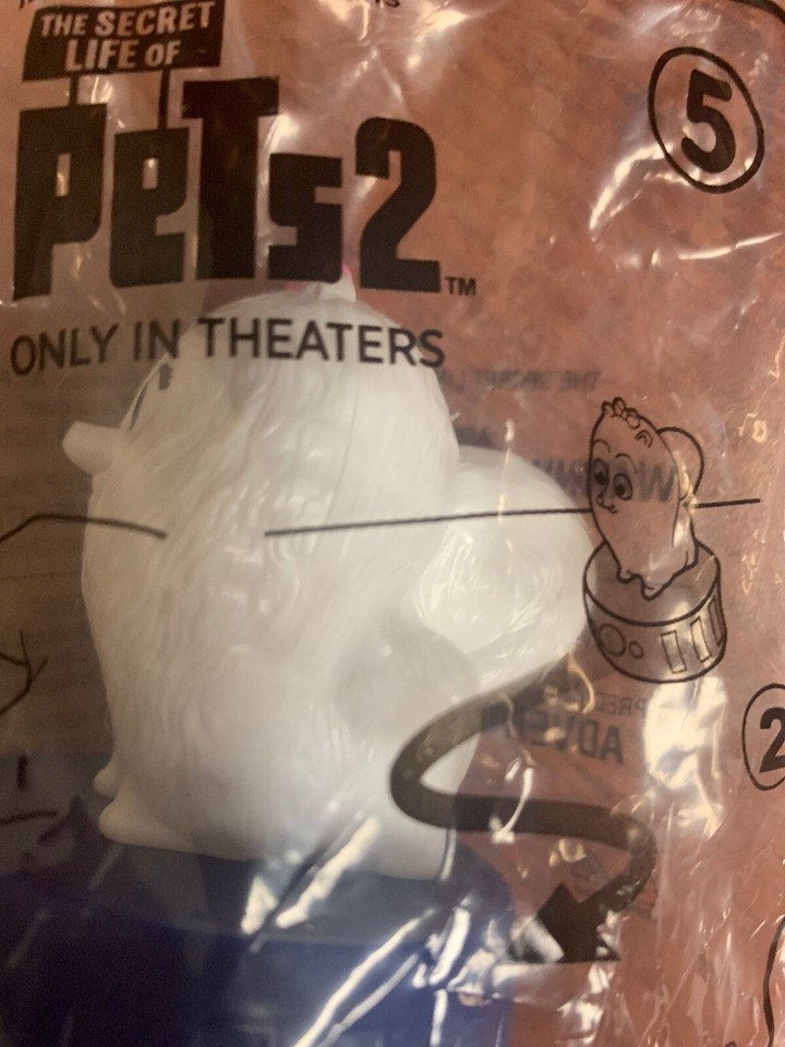 NEW McDonalds HAPPY MEAL TOY 2019 SECRET LIFE OF PETS 2, #5 GROOVY ...