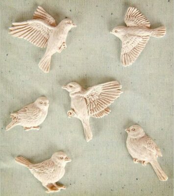 Polymer Clay Soap Molds Resin Candy Cake Decorating Tools small bird ...