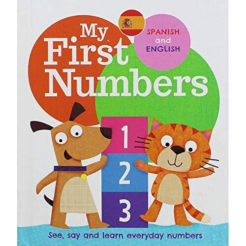 Numbers In Spanish English Words Book Bilingual Flash Cards