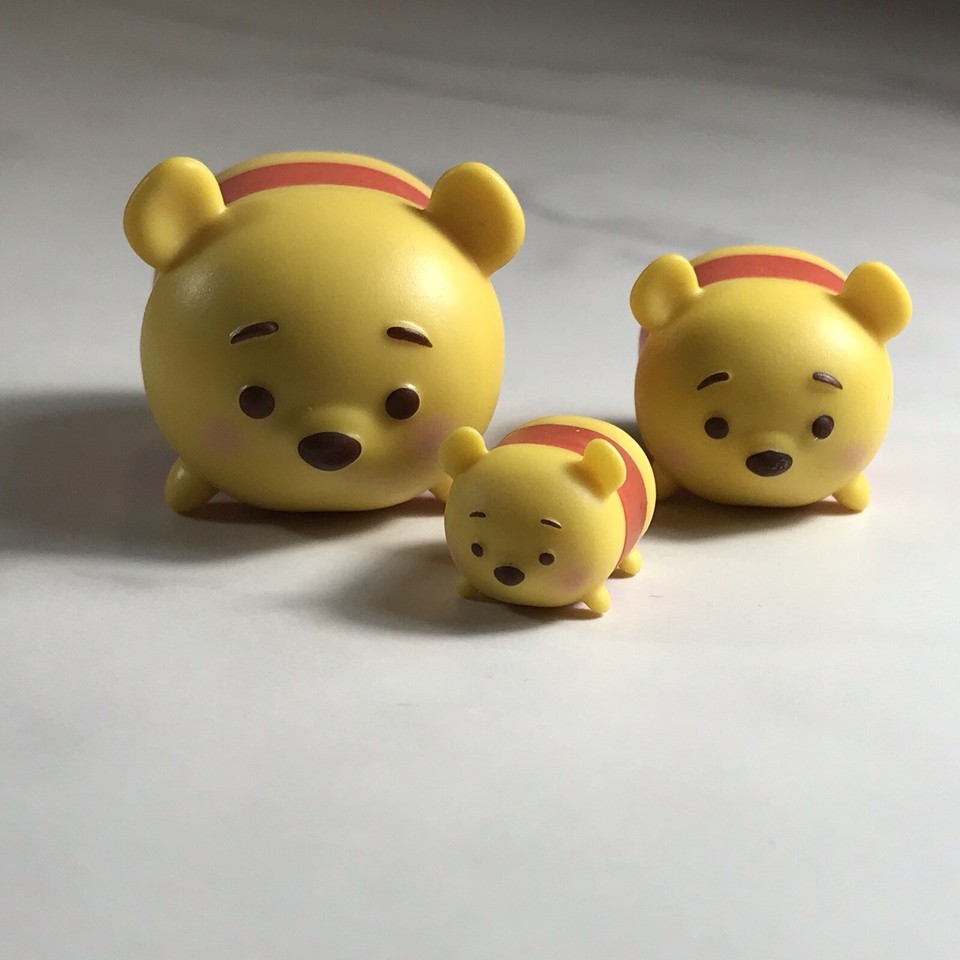 DISNEY TSUM TSUM STACK EM' WINNIE THE POOH VINYL FIGURINES COMPLETE SET ...