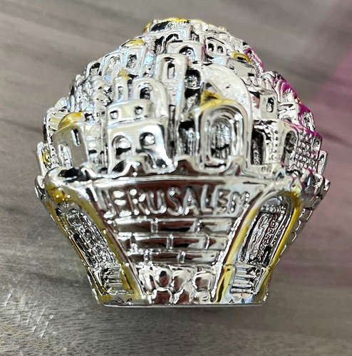 Jerusalem 1955 KARSHI Silver Elctroforming Paperweight 2.5" Judaica ...
