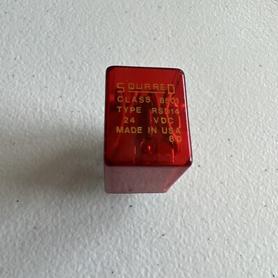 Square D 8501 RSD14 Relay 8501RSD14 24VDC Red Relay | eBay