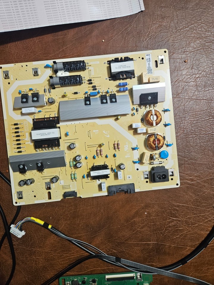 75 inch Samsung smart tv chip and power board with accessories | eBay