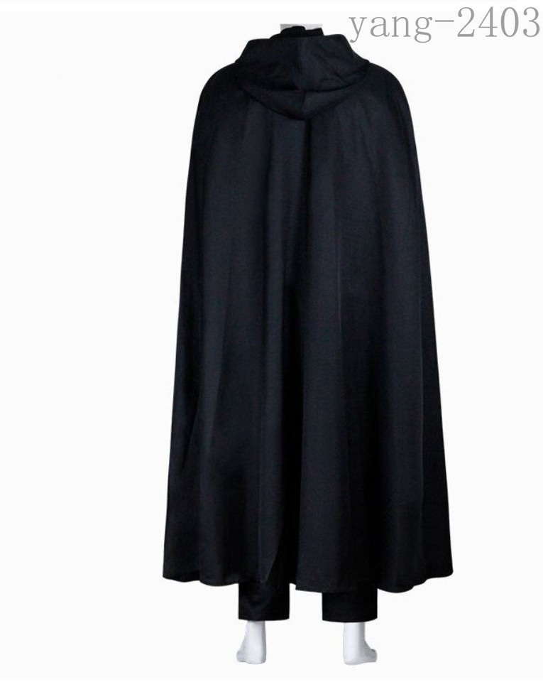 Mandalorian Luke Skywalker Suit Cloak Outfits Cosplay Costume Carnival ...