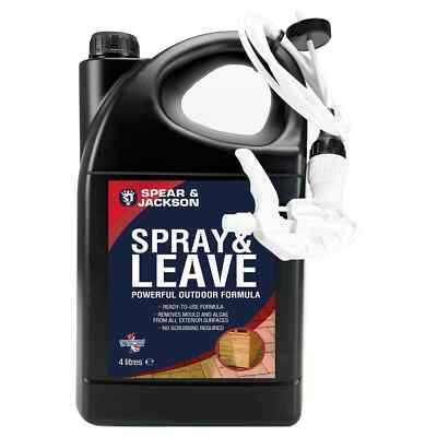 Spear & Jackson Spray & Leave Powerful Formula Outdoor Cleaner Ready To ...