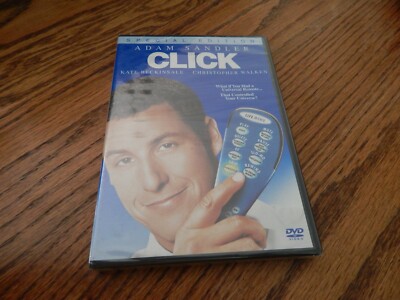 “Click” w/Adam Sandler, Kate Beckinsale, Christopher Walken; Comedy/DVD ...
